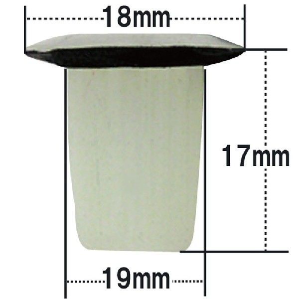 【楽天市場】プッシュリベット・内張りクリップ （トヨタ用） 50個入 純正番号 （90189-06029,90189-06171）/ NT ...