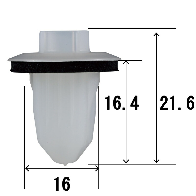 【楽天市場】リヤバンパー リベット 内張りクリップ トヨタ '16.08アルファード/'16.08ヴェルファイア 30個入 純正番号 ...