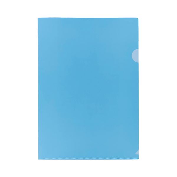 【楽天市場】（まとめ） TANOSEEカラークリアホルダー 薄型エコノミータイプ A4 ブルー 厚さ0.15mm 1パック（10枚） 【×10セット】：QUOLI