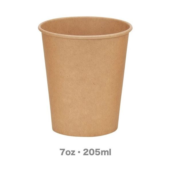 【楽天市場】(まとめ) 未晒しカップ205mL 100個 【×10セット】：QUOLI