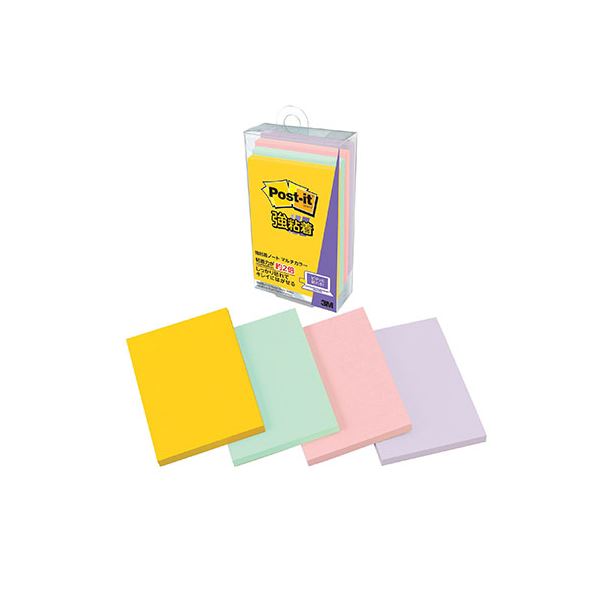 【楽天市場】【10個セット】 3M Post-it ポストイット 強粘着ノート マルチカラー5 3M-656SS-MC-5X10：QUOLI