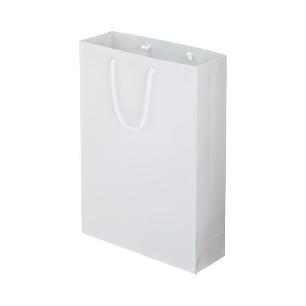 【楽天市場】（まとめ） TANOSEE マットコート手提げ袋 L ヨコ320×タテ450×マチ幅110mm ホワイト 1パック（10枚） 【×2セット】：QUOLI