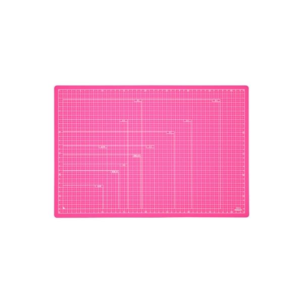 【楽天市場】(業務用セット) 折りたたみカッティングマット A3サイズ CTMO-A3-P ピンク【×3セット】：QUOLI