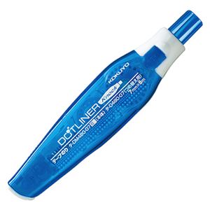 【楽天市場】(まとめ) コクヨ テープのり ドットライナーノック 本体 7mm×8m 青 タ-DM480-07B 1個 【×15セット】：QUOLI