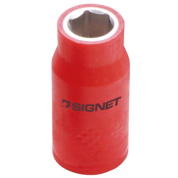 【楽天市場】SIGNET シグネット E41413 1/2DR 絶縁ソケット 6角 13MM 工具 ツール DIY 作業工具 道具：QUOLI