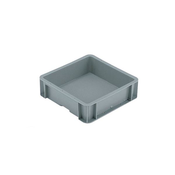 【楽天市場】TP規格コンテナボックス 【TP-331B 穴無し】 グレー 相互モジュール嵌合可【代引不可】：QUOLI