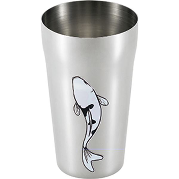 【楽天市場】燕熟の技 感温ステンレスタンブラー 420ml 錦鯉 EJK-400：QUOLI