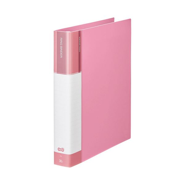 【楽天市場】TANOSEE 30穴バインダー（PP表紙） A4タテ 120枚収容 背幅48mm ピンク 1セット（10冊）：QUOLI