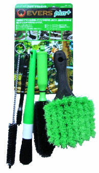 【楽天市場】エバーズプラス バイクブラシセット BR-5 刷毛がおすすめ 自転車掃除におすすめ EVERS Plus ：自転車のQBEI 楽天市場支店
