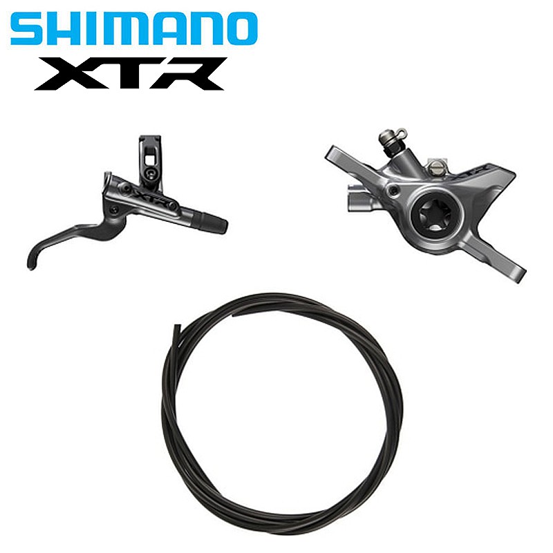 【楽天市場】シマノ XTR BL-M9200/BR-M9200 2ピストンJKIT 右前 メタル 1000mm オイル充填済み SHIMANO ...