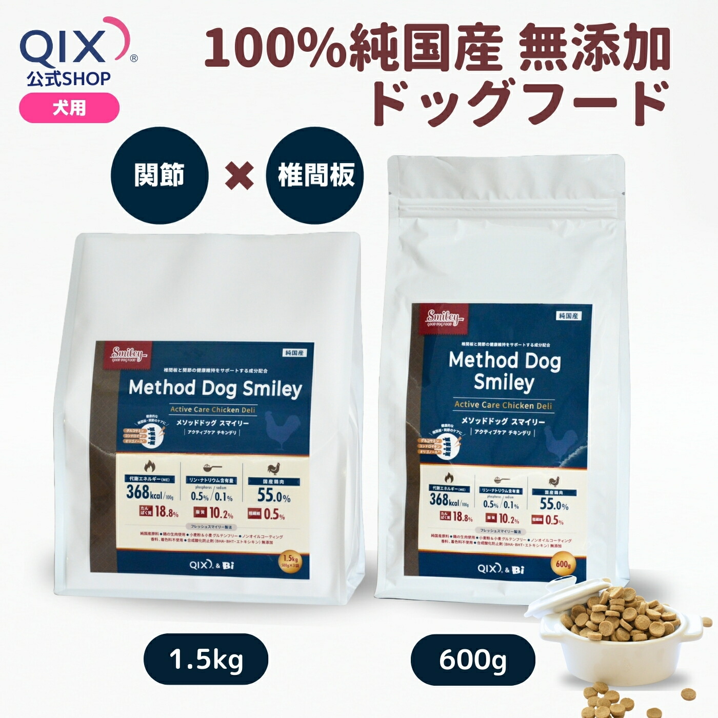 【楽天市場】【送料無料】【公式】メソッド ドッグ スマイリー アクティブケア チキンデリ Method Dog Smiley Active ...