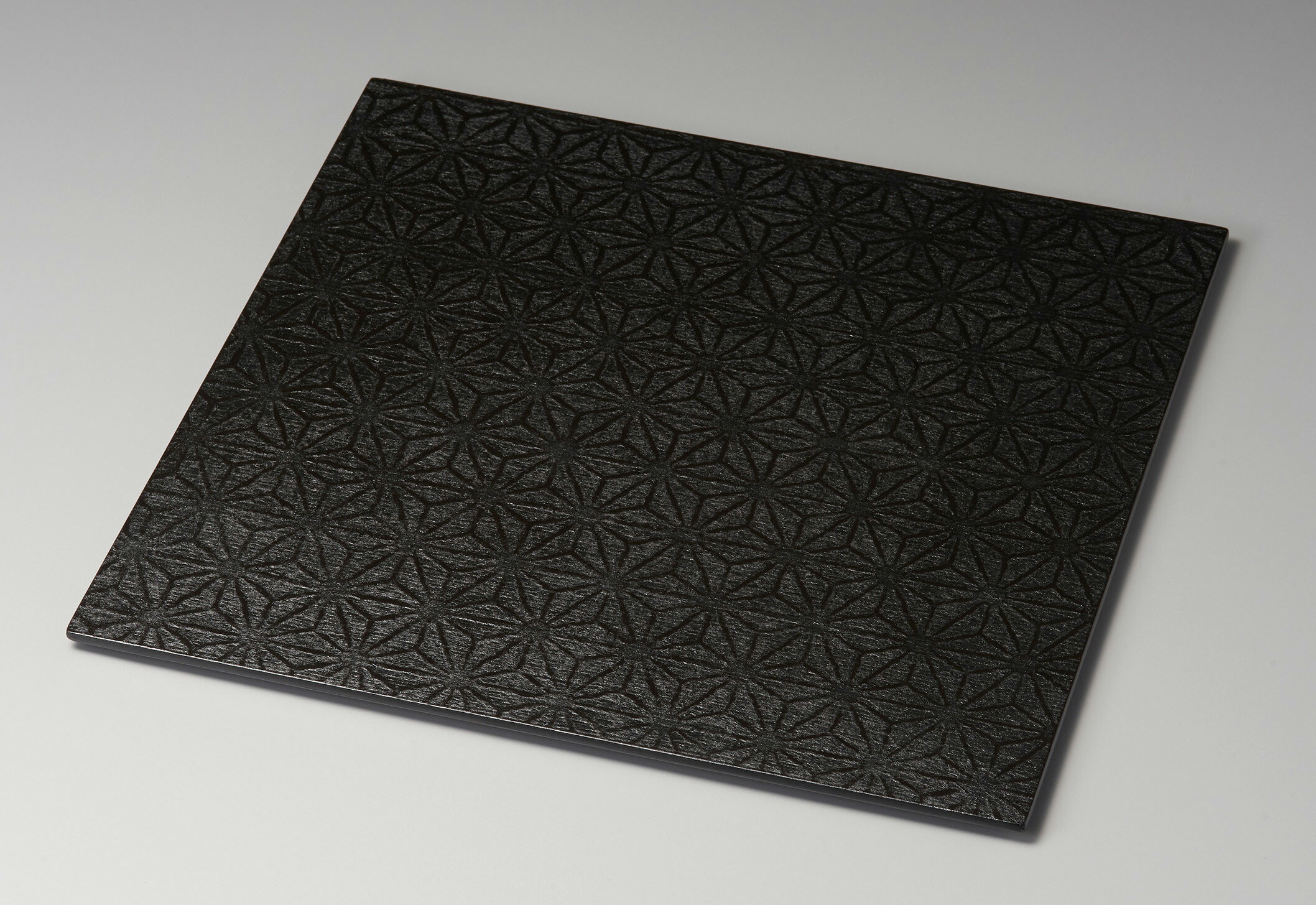 【楽天市場】木製越前塗り 麻の葉和紙貼り 尺1正角膳：漆器 久太郎