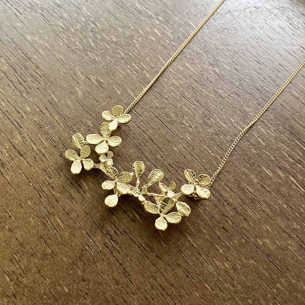 【楽天市場】プティフルールネックレス ゴールド2【キャトル・セゾンオリジナル】：キャトル・セゾン 楽天市場店