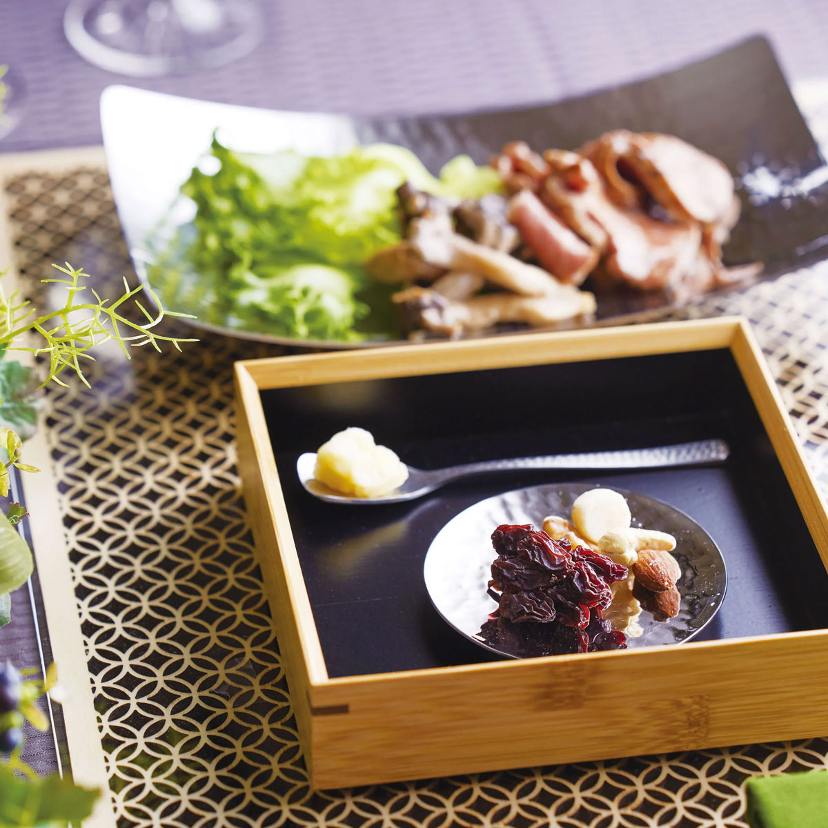 【楽天市場】【取り寄せ商品】ひのき細密膳 長角 七宝 小【日本製】 38143【和食器 木製 日本製 ひのき ランチョンマット プレイスマット ...