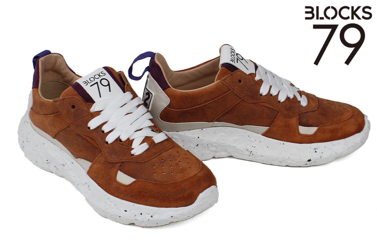【楽天市場】ブロックス79 メンズ スニーカー ブロックス79コビ ブラウン パープル BLOCKS79 cobi-121 brpp：クイン ...