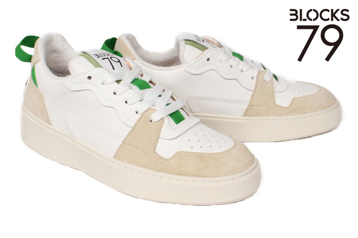 【楽天市場】SALE セール｜ ブロックス79 メンズ スニーカー ブロックス79 ホワイトグリーン BLOCKS79 amik ...