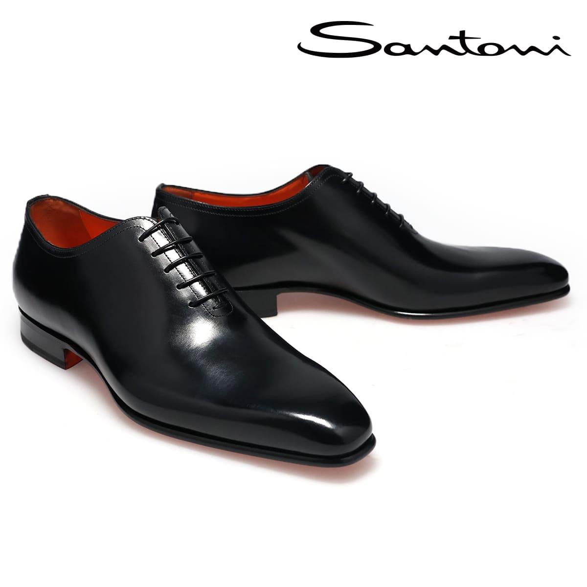 【楽天市場】サントーニ メンズ ドレスシューズ PEDURA ホールカット イタリア製 Santoni 1170224321072 ブラック ...