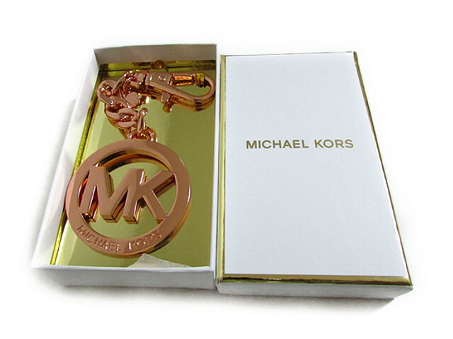 【楽天市場】【スペシャル】MICHAEL KORS マイケルコース キーホルダー チャーム MK キーチェーン ローズゴールド（ピンクゴールド ...