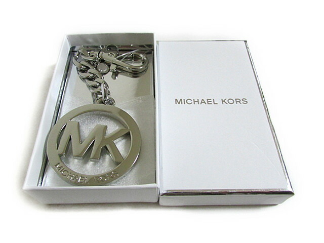 【楽天市場】【スペシャル】MICHAEL KORS マイケルコース キーホルダー チャーム MK キーチェーン シルバー【新品】MICHAEL ...