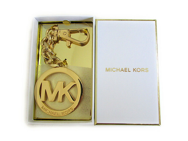 【楽天市場】【スペシャル】MICHAEL KORS マイケルコース キーホルダー チャーム MK キーチェーン ゴールド【新品】MICHAEL ...