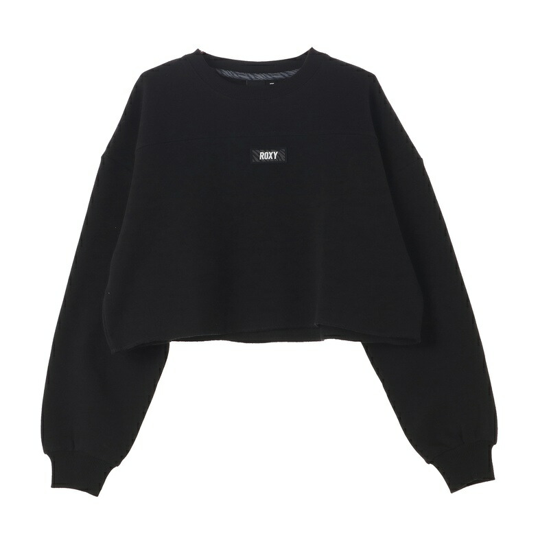 【楽天市場】アウトレット価格 ROXY ロキシー CUT OFF PULL OVER スウェットクロップドトップ クルー プルオーバー ...