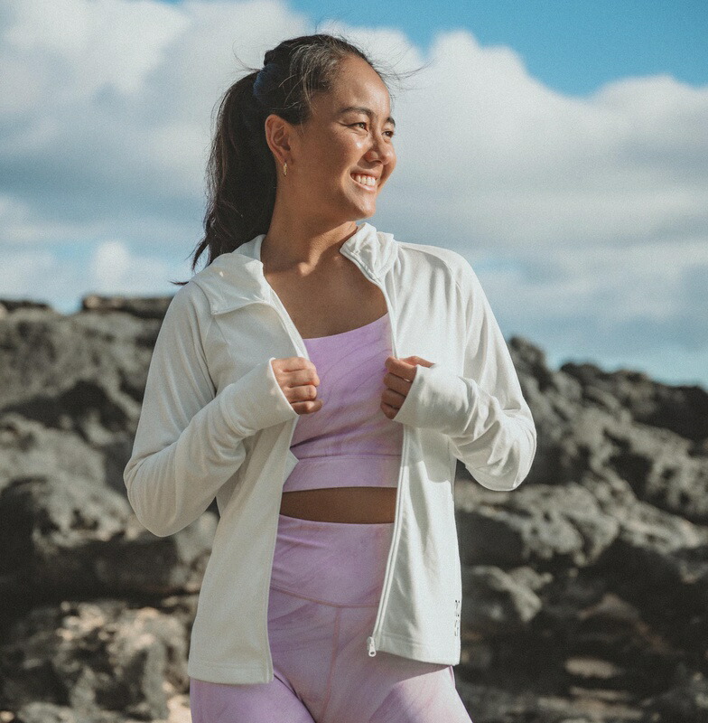 【楽天市場】【楽天スーパーSALE期間はP10倍！】セール SALE ROXY ロキシー フィットネス 水陸両用 速乾 UVカット ジップ ...