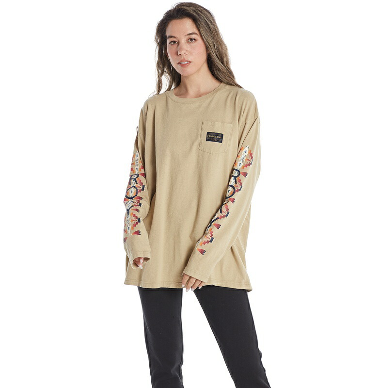 【楽天市場】【ROXY x PENDLETON】L/S TEE UVカット 長袖 Tシャツ Tシャツ ティーシャツ：QUIKSILVER ...