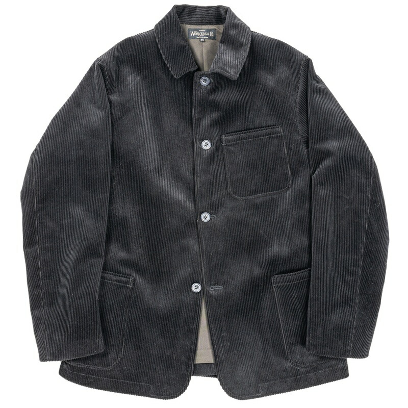 【楽天市場】【9月納品予定】WORKERS ワーカーズ WORKERS Jacket, Heavy Corduroy, Black メンズ アメカジ アメトラ 日本製：Qurious 楽天市場店