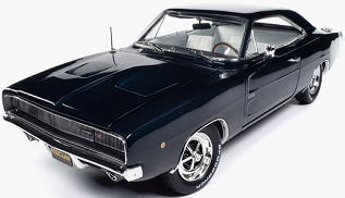【楽天市場】1/18 auto world 1968 Dodge Charger R/T ブルー ダッジ チャージャー ミニカー アメ車：R ...