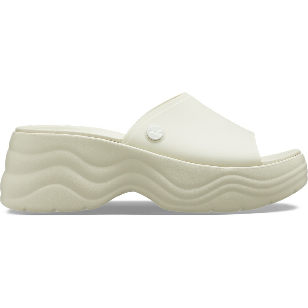 【楽天市場】crocs クロックス 国内正規品 208182 Crocs Skyline Slide Bone 2y2 クロックス ...