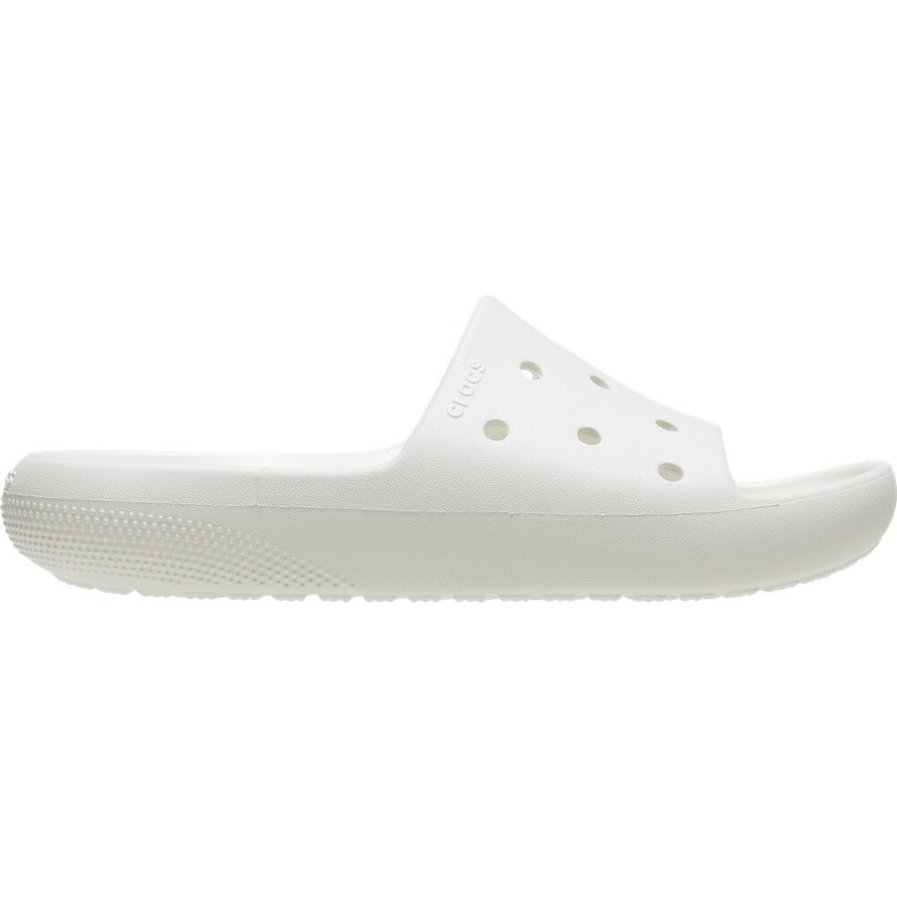 【楽天市場】crocs クロックス 国内正規品 209401 Classic Slide 2.0 White 100 クラシック スライド 2 ...