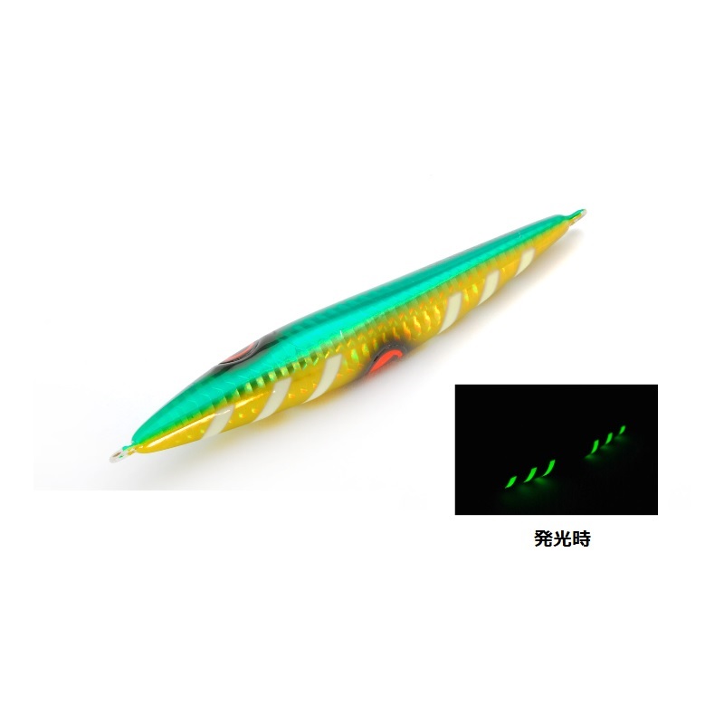 【楽天市場】ライズジャパン ライズジグ SLJ 225g #RJ13 グリーンゴールドゼブラグロー | 釣具 釣り フィッシング：つり具の ...