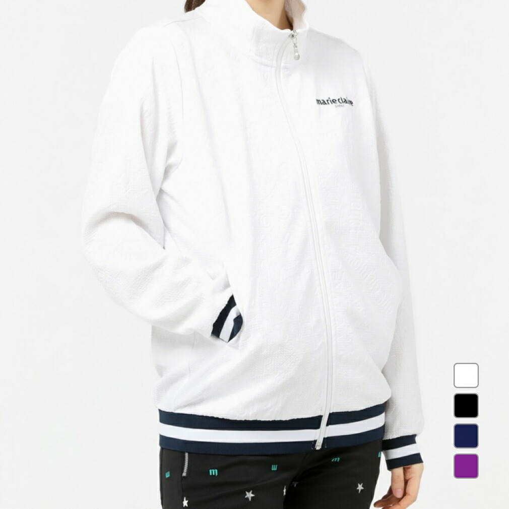 【楽天市場】マリ クレール ゴルフウェア 長袖 ウインドブレーカー 春 夏 ラウンドUV ジャケット (712202) marie ...