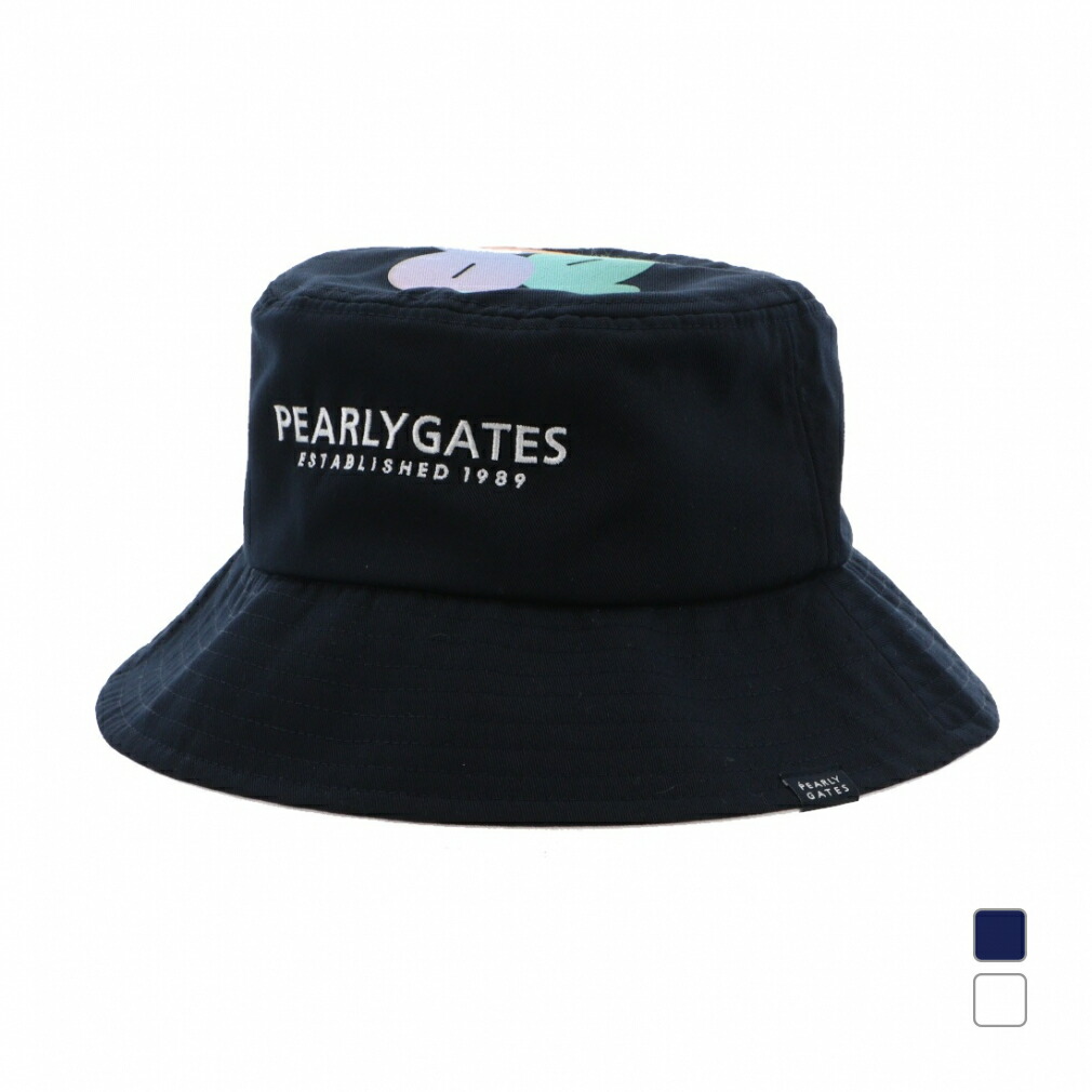 【楽天市場】パーリーゲイツ ゴルフウェア ハット 春 夏 35thリサイクルツイルHAT (0534187205) メンズ PEARLY ...