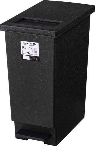 【楽天市場】東谷(あずまや) トラッシュカン 45L ブラック LFS-861BK【メーカー直送品】：かんだ！楽天市場店