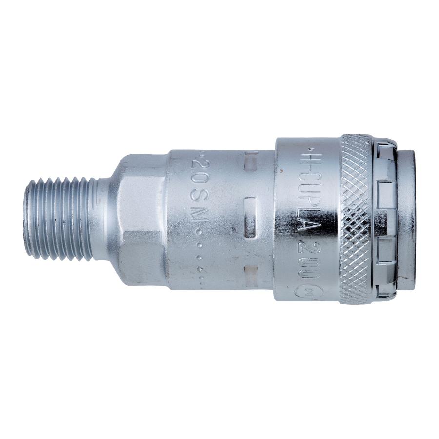 【楽天市場】新潟精機（SK）ワンタッチ式ハイカプラソケット 200-20SM【メーカー直送品】：かんだ！楽天市場店