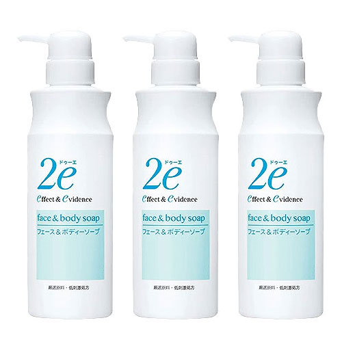 【楽天市場】資生堂 2e ドゥーエ フェース＆ボディーソープ 420mL 敏感肌 3個：生活通販お助け隊