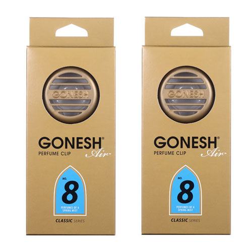 【楽天市場】ガーネッシュ GONESH 車 芳香剤 エアコン カークリップ カーフレグランス パフュームクリップ No.8 2個：生活通販お助け隊