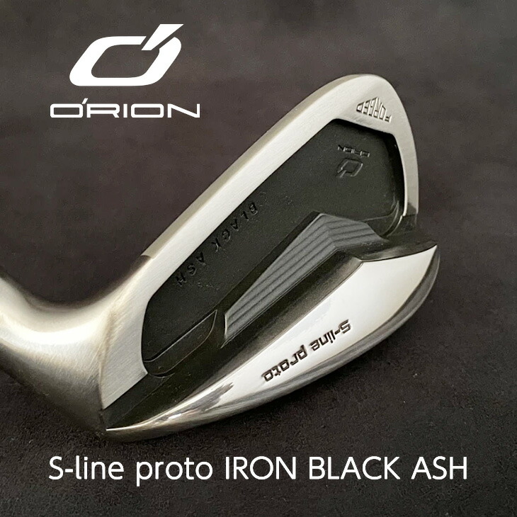 【楽天市場】S-line proto IRON BLACK ASH IRON アイアン6本set(5I-PW) オライオンORION ...