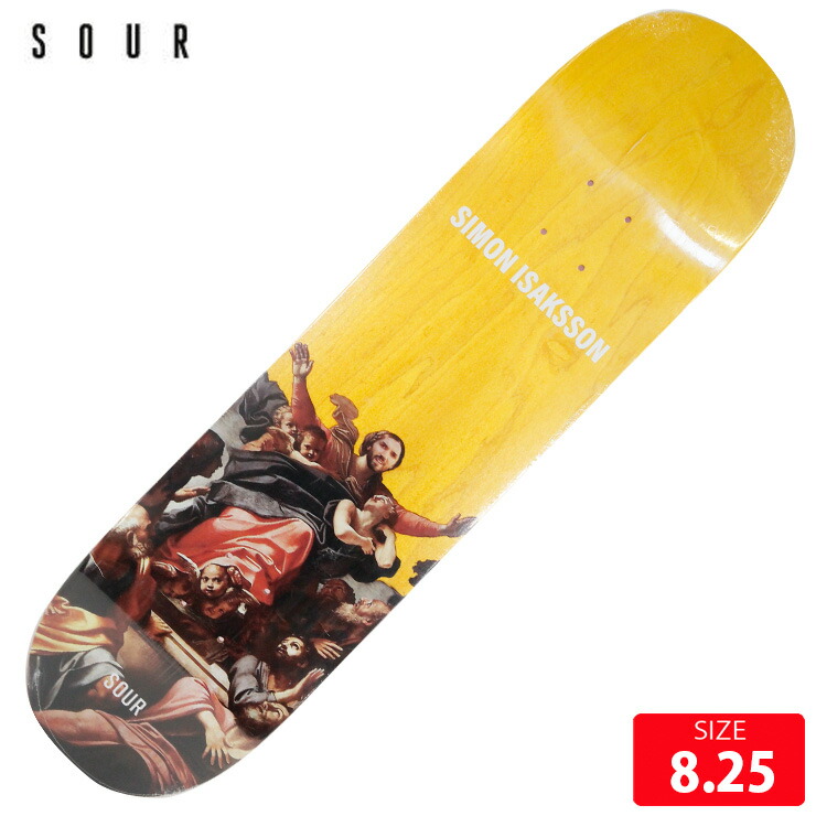 【楽天市場】スケボー デッキ SOUR Simon-Euro God Deck size 8.25 サワー スケートボード スケボー ...