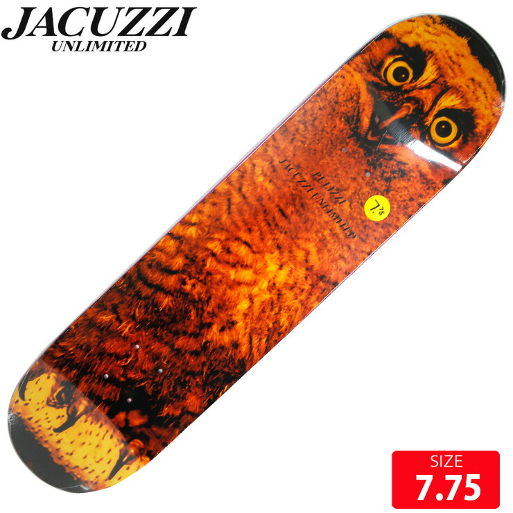 【楽天市場】スケボー デッキ ジャグジー JACUZZI Michael Pullizzzi Hoo DECK 7.75 スケートボード ...