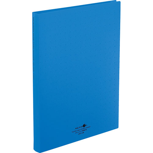 【楽天市場】LIHIT LAB. 名刺帳 ポケット交換タイプ A4 500カード 青 A-5043-8-BL：ベッド・家具通販furniture store