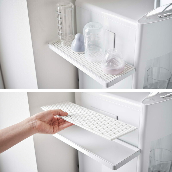 【楽天市場】山崎実業 tower タワー ウォーターサーバー横 マグネットグラススタンド 選べるカラー: ホワイト 5997 / ブラック 5998 ｜ コップスタンド 磁石 棚 グラス置き ...