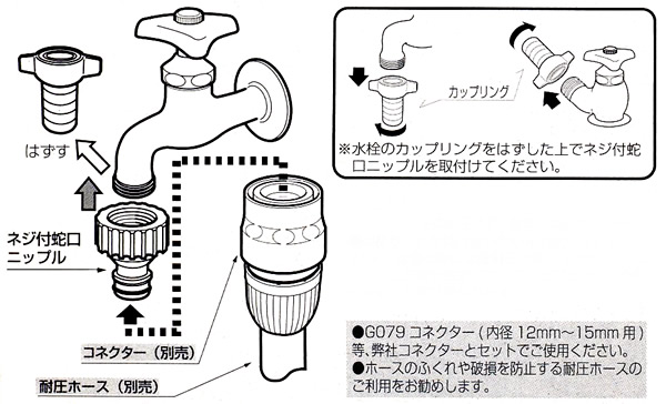 【楽天市場】タカギ ネジ付蛇口ニップル G065：オンラインショップ びーんず