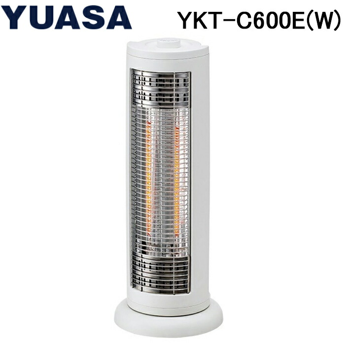 【楽天市場】(LINEクーポン有)ユアサプライムス YKT-C600E-W 2灯管スリムカーボンヒーター 暖房 防寒 YUASAPRIMUS ...