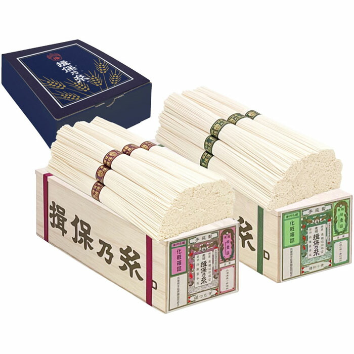 【楽天市場】(LINEクーポン有)BM-40N 手延素麺揖保乃糸 国産小麦二種詰合せ お中元 ギフト (代引不可)：住設と電材の洛電マート