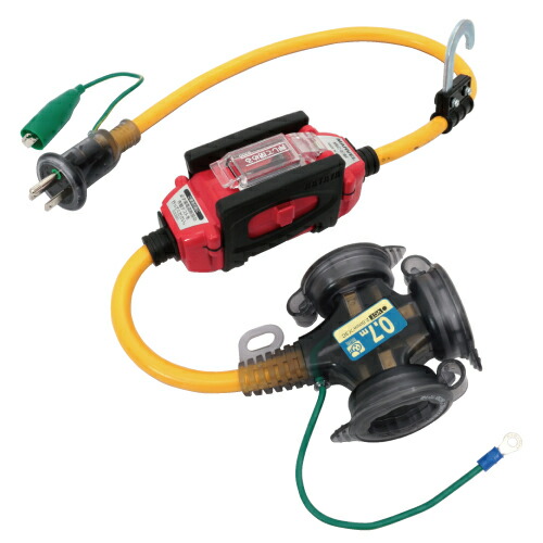 【楽天市場】(3/5は抽選で100％P還元)(送料無料) マーベル MEC-07BR 過負荷付漏電遮断器延長コード：住設と電材の洛電マート