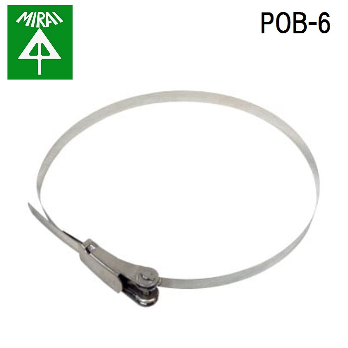 【楽天市場】(11/5は抽選で100％P還元)未来工業 POB-6 ポールバンド(ステンレス製) 10本 MIRAI：住設と電材の洛電マート