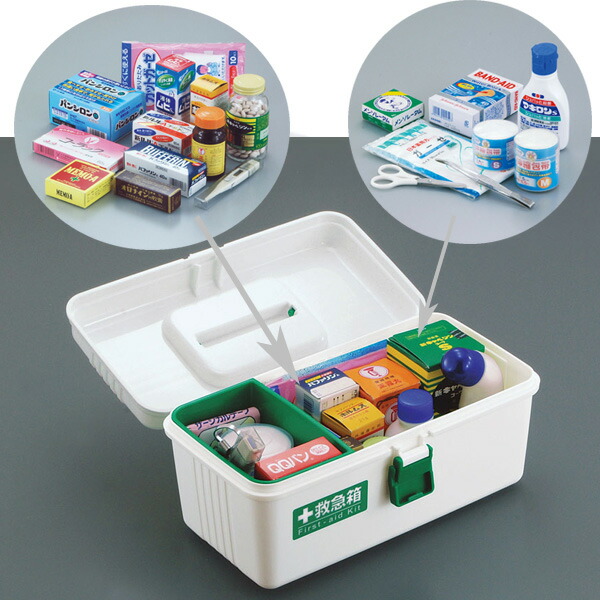 【楽天市場】くすり箱 救急箱 S ホワイト F2485 ｜ 救急箱 トレイ付き 薬 常備薬：生活雑貨マーケット マスト