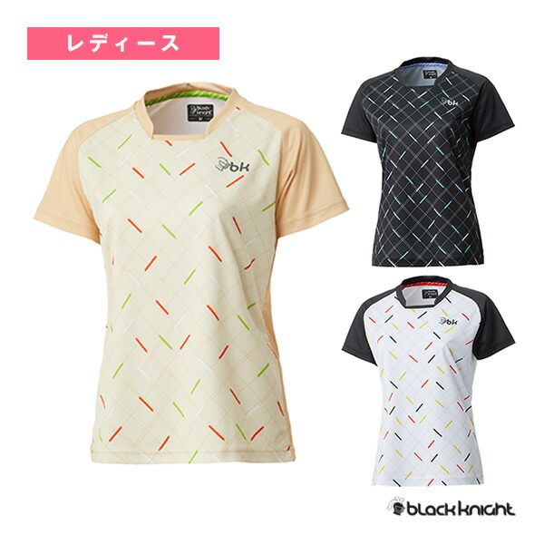 【楽天市場】ブラックナイト バドミントンウェア（レディース） ゲームウェア レディース T-4532L：ラケットプラザ